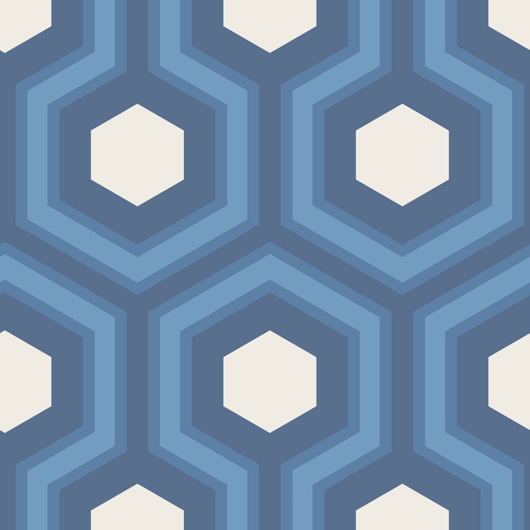 large hexagon wallpaper